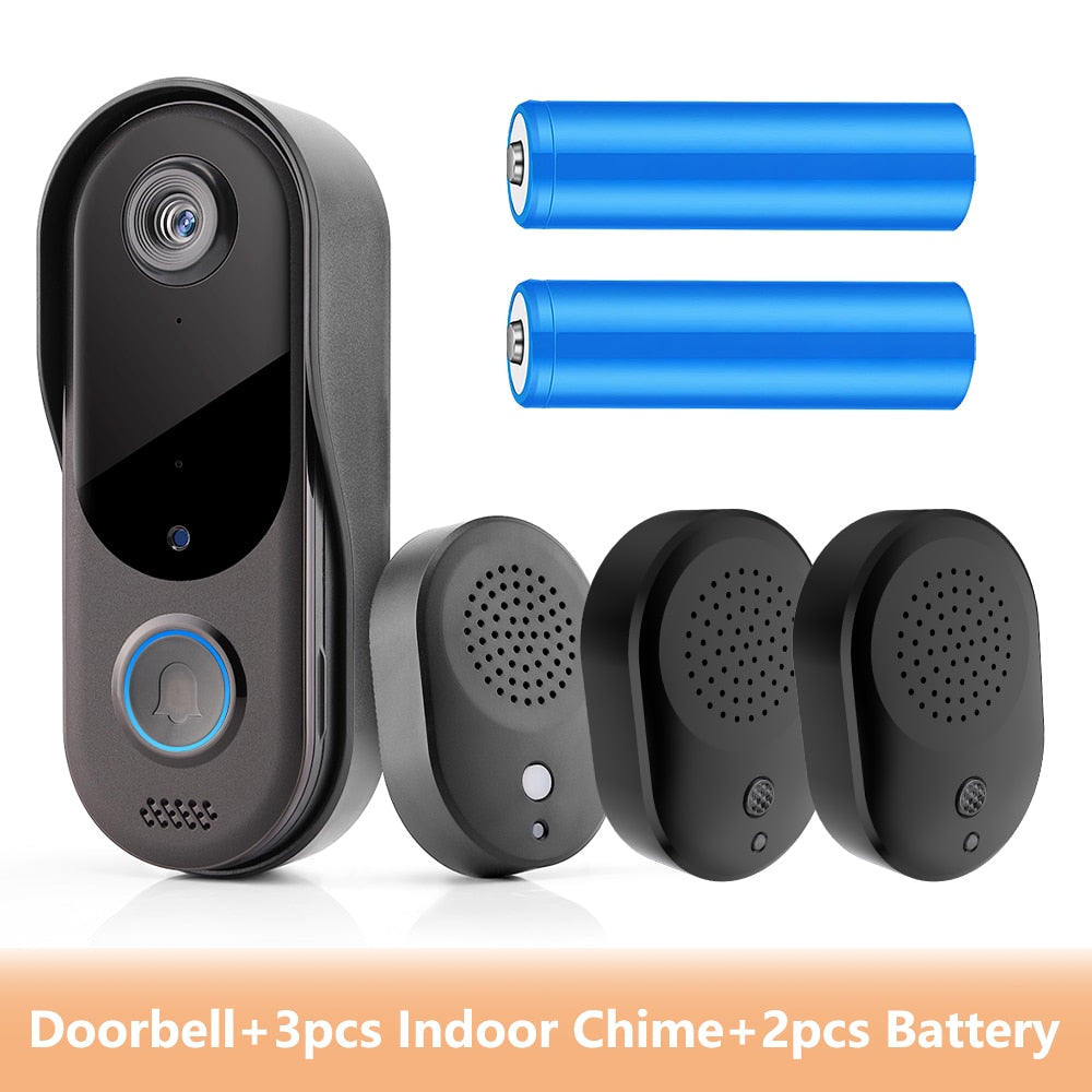 Best Wireless 1080P Smart Home Wireless Video Doorbell Camera – Wired ...